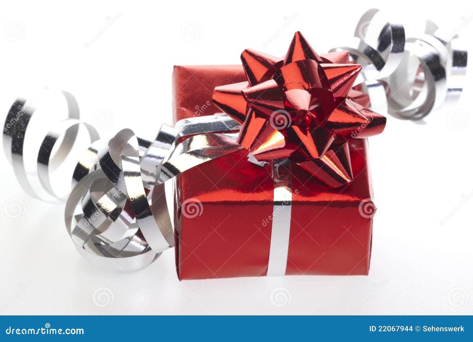 Nice fancy gift stock photo. Image of silver, christmas - 22067944
