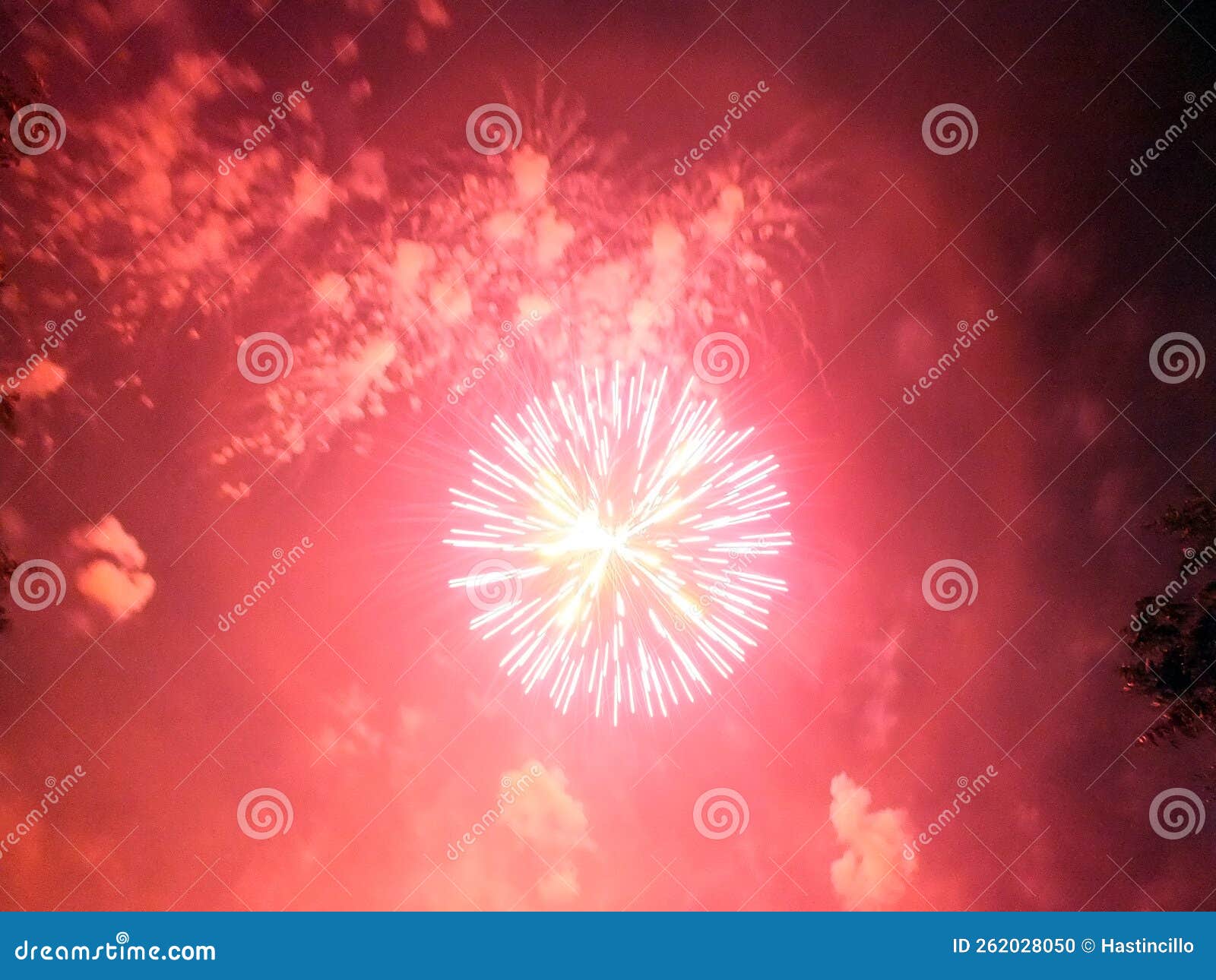 Fireworks in the night stock photo. Image of party, geometry - 262028050