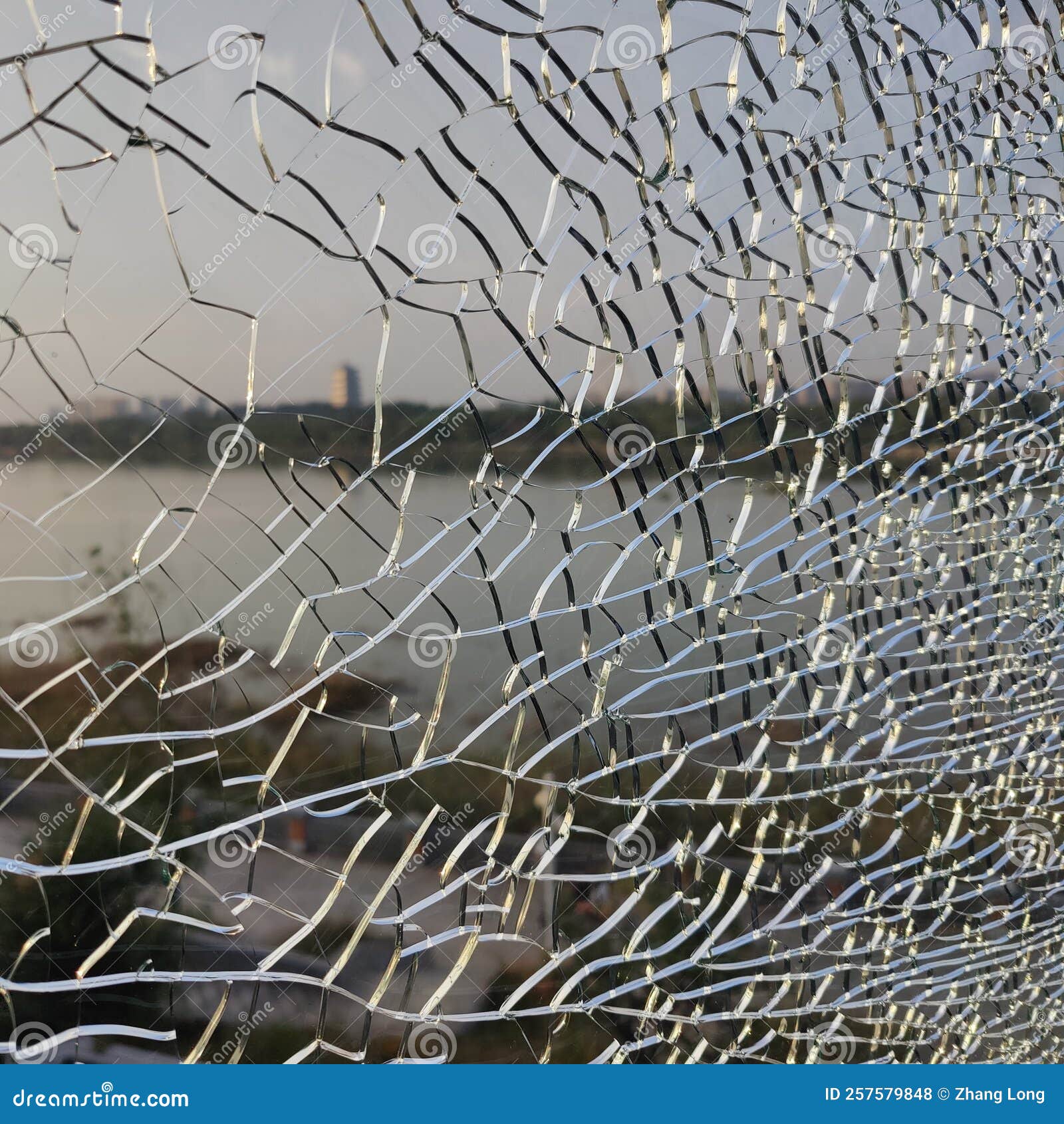 Nice Fractures of Broken Glass Stock Photo - Image of broken, nice ...