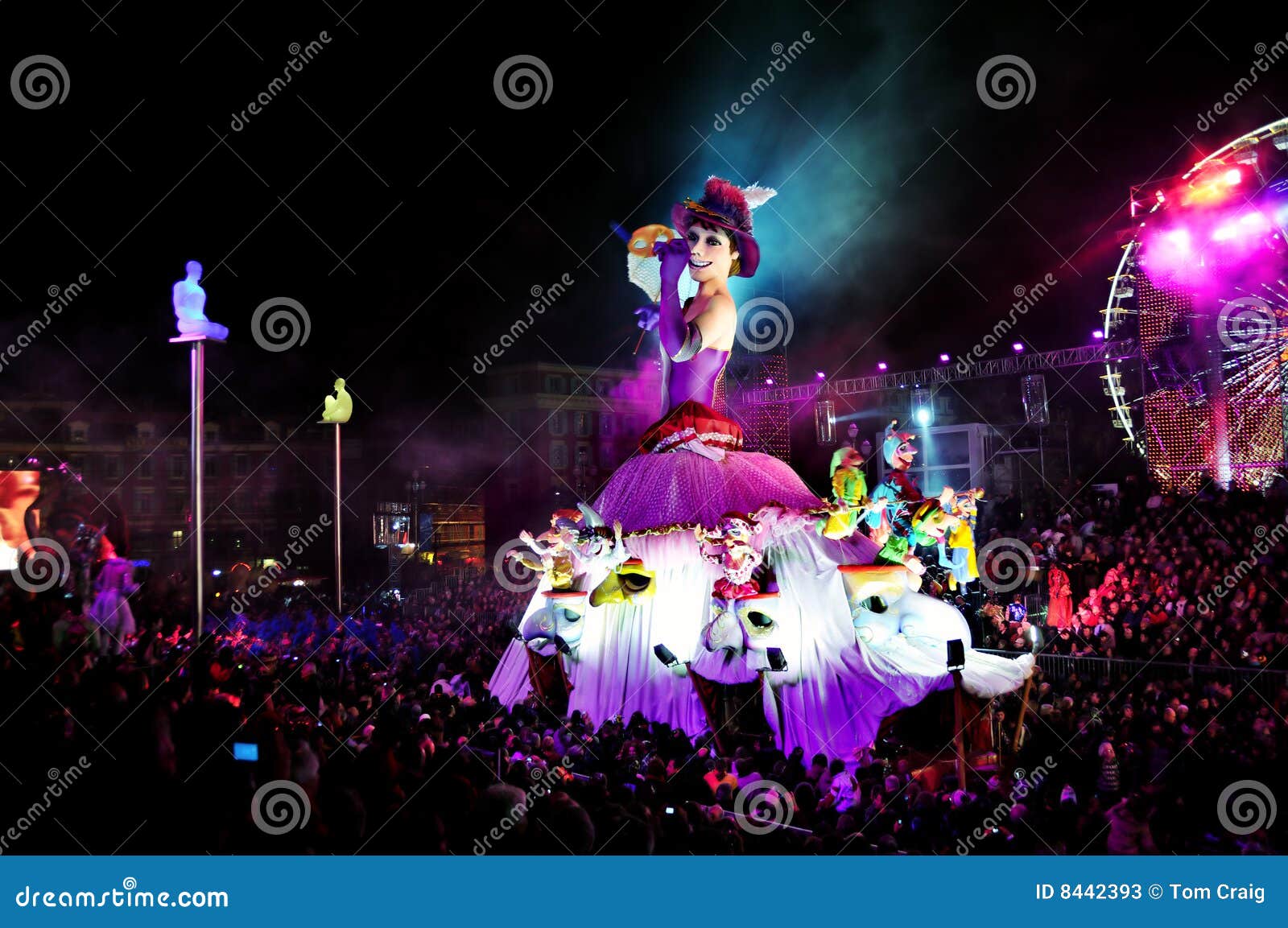Nice, France, Carnival Parade Editorial Stock Photo - Image of ...