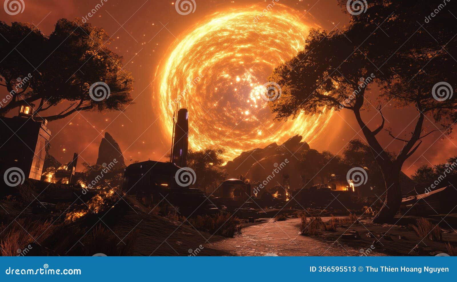 Nice Galaxy Planet Theme for Wallpaper Stock Image - Image of earth ...