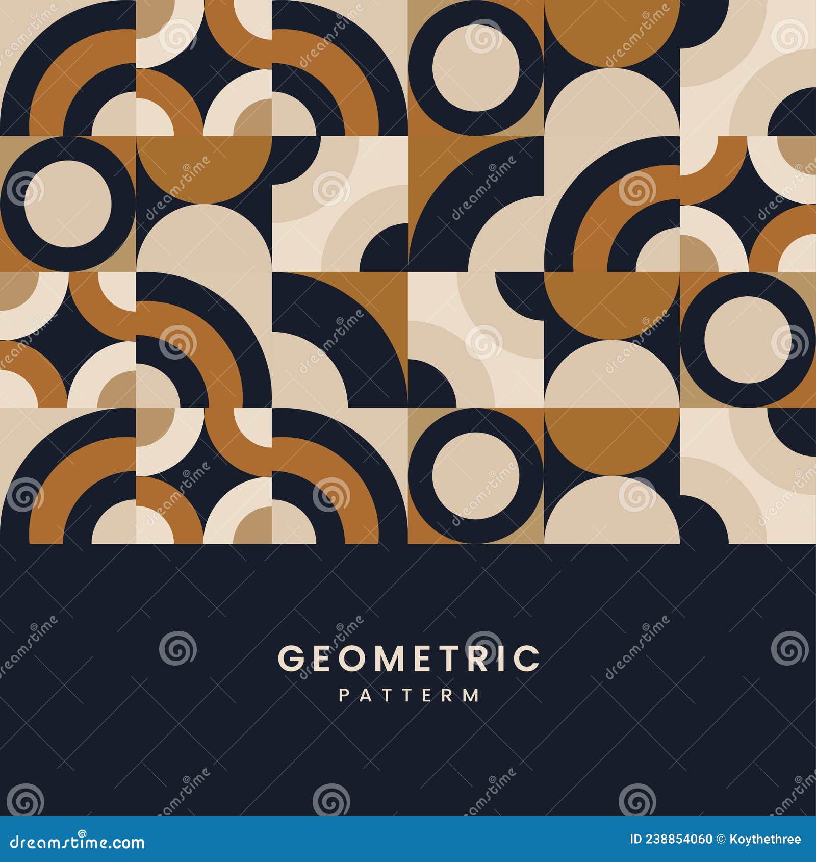 Nice Geometrical Shapes Constructed Wallpaper Artwork of Vector with ...