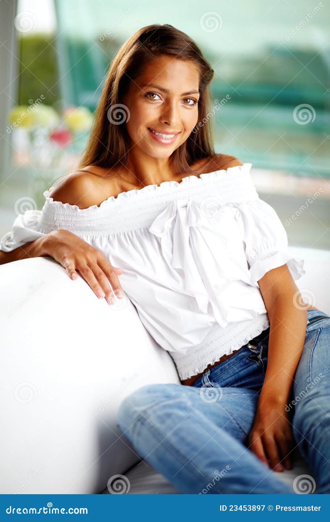 Nice girl stock image. Image of casual, happy, lifestyle - 23453897