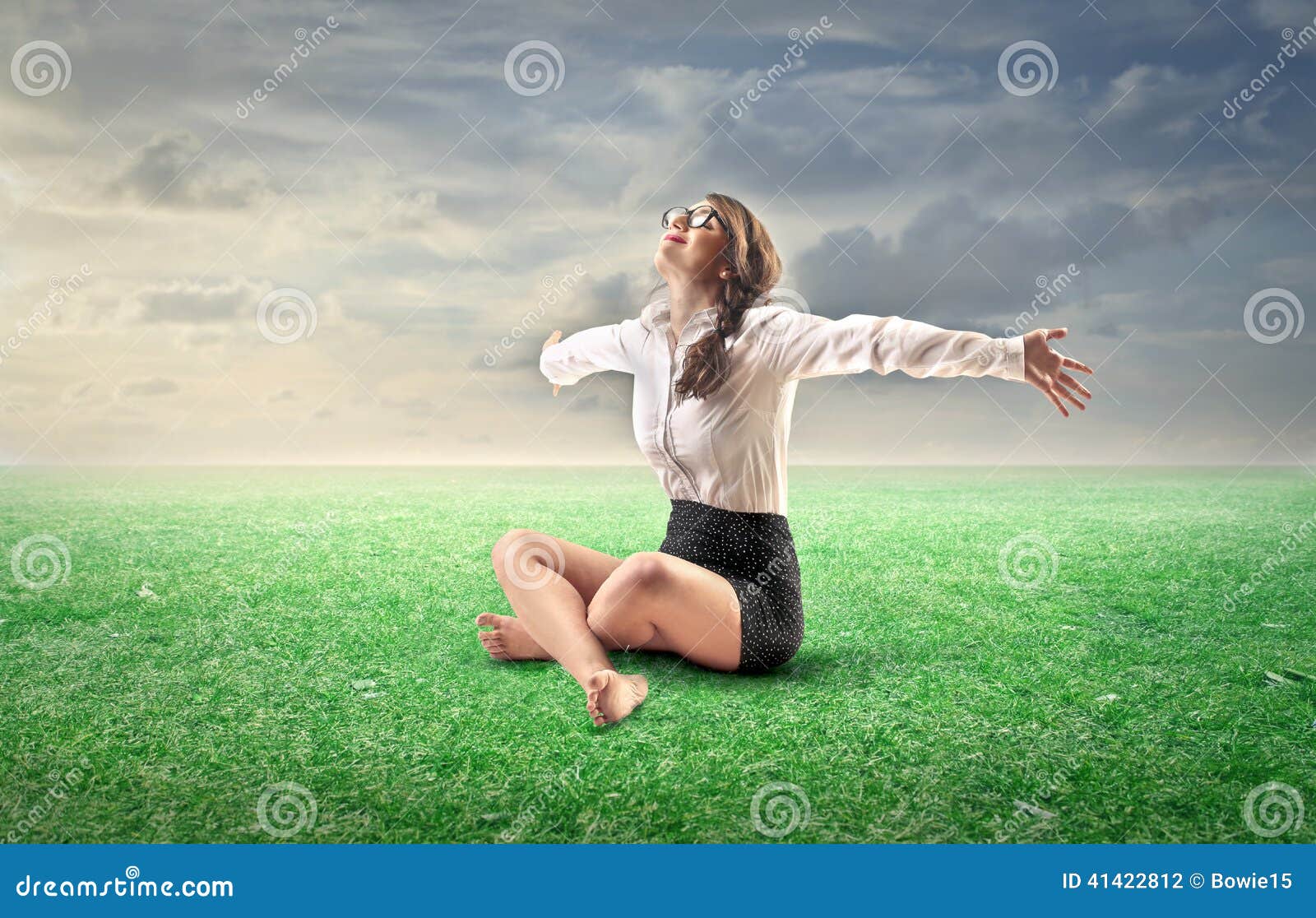 Nice girl stock photo. Image of nice, sitting, relax - 41422812