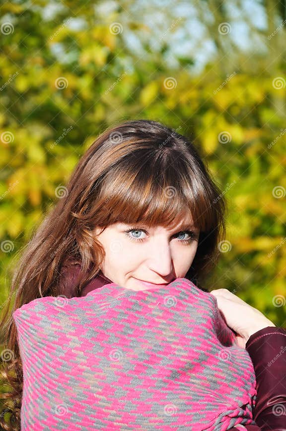 Nice Girl Looking from Back Stock Image - Image of handsome, outdoors ...