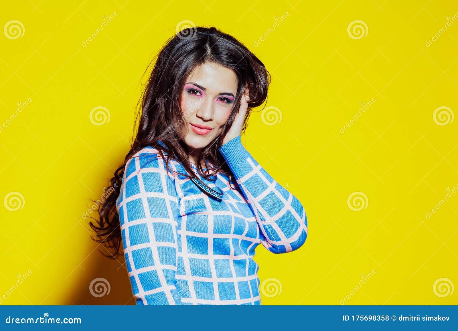 Nice Girl Model Posing in the Studio Stock Photo - Image of blonde ...