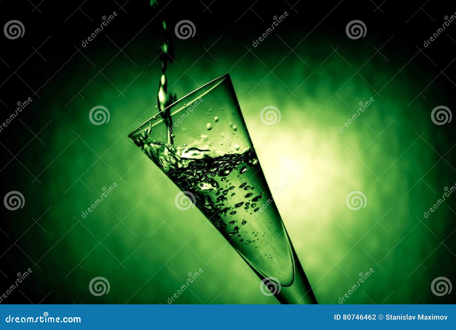 Nice Glass with Water Splashes Stock Photo - Image of cocktail, juice ...