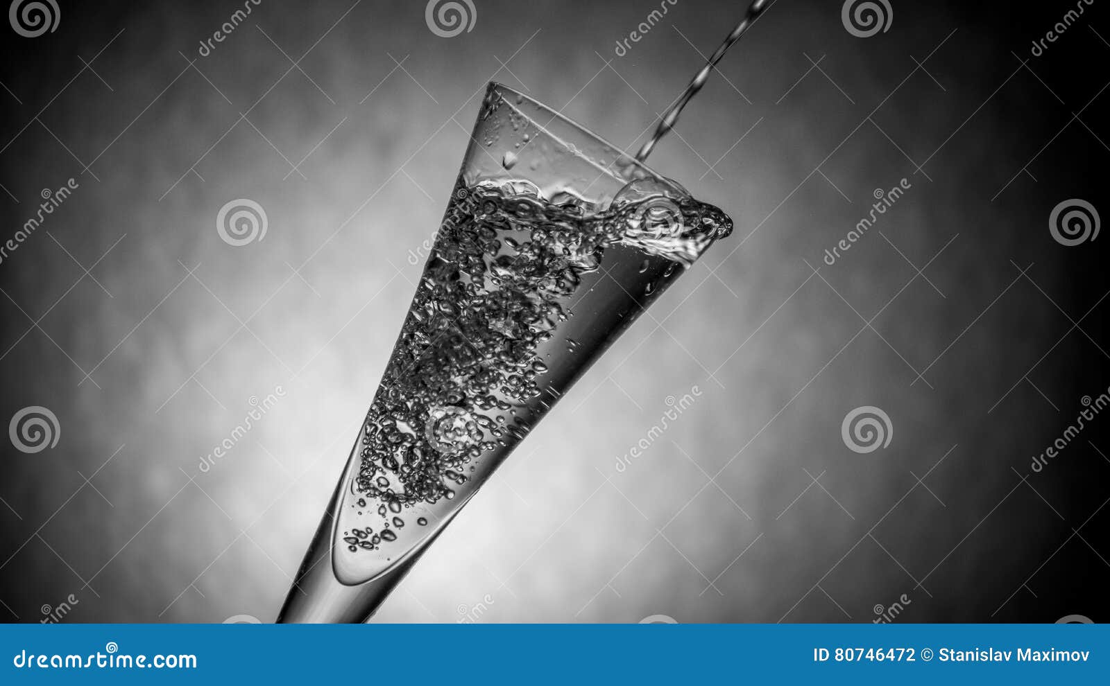 Nice Glass with Water Splashes Stock Photo - Image of blue, fresh: 80746472