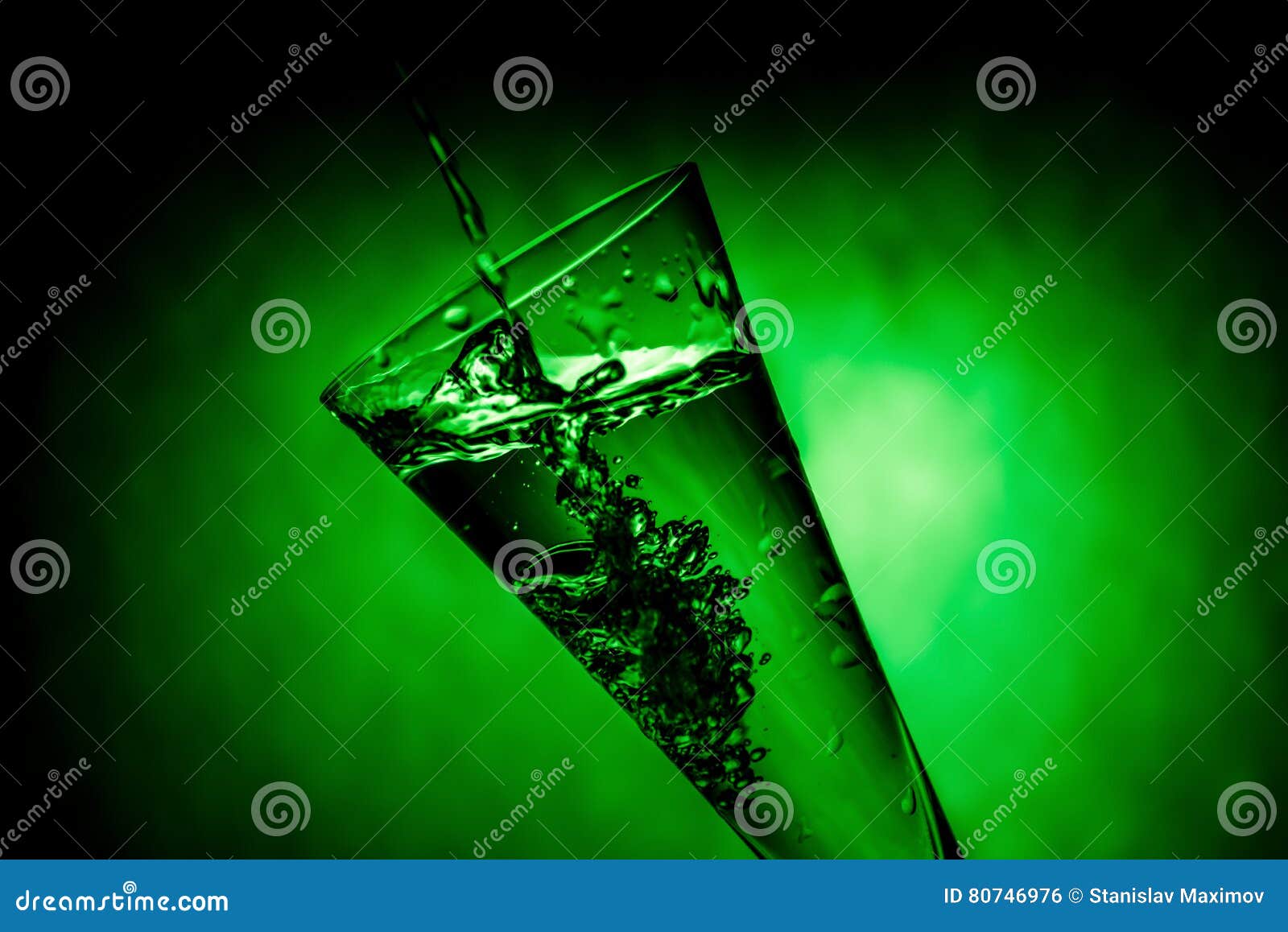Nice Glass with Water Splashes Stock Photo - Image of fresh, life: 80746976