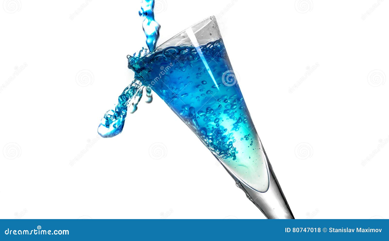 Nice Glass with Water Splashes Stock Photo - Image of delicious, color ...