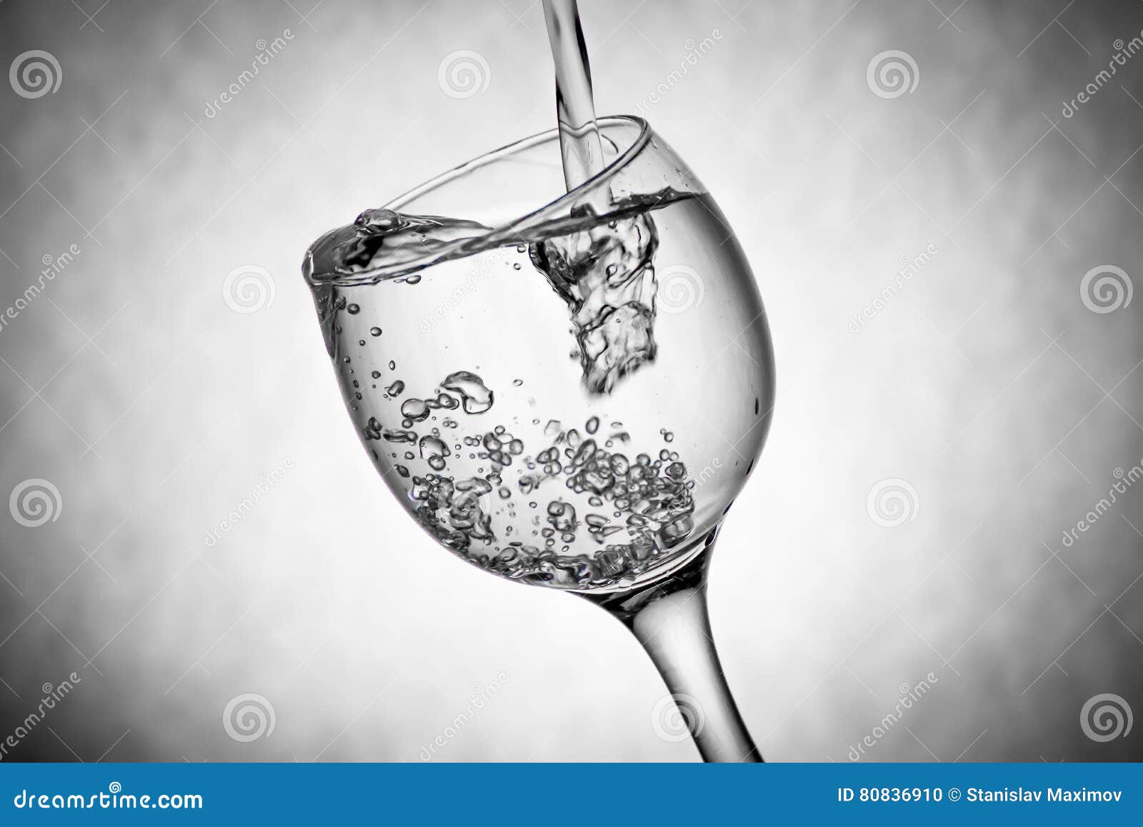 Nice Glass with Water Splashes Stock Photo - Image of color, cocktail ...