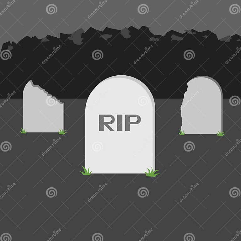 Nice grave rip icon of stock vector. Illustration of holiday - 77936732