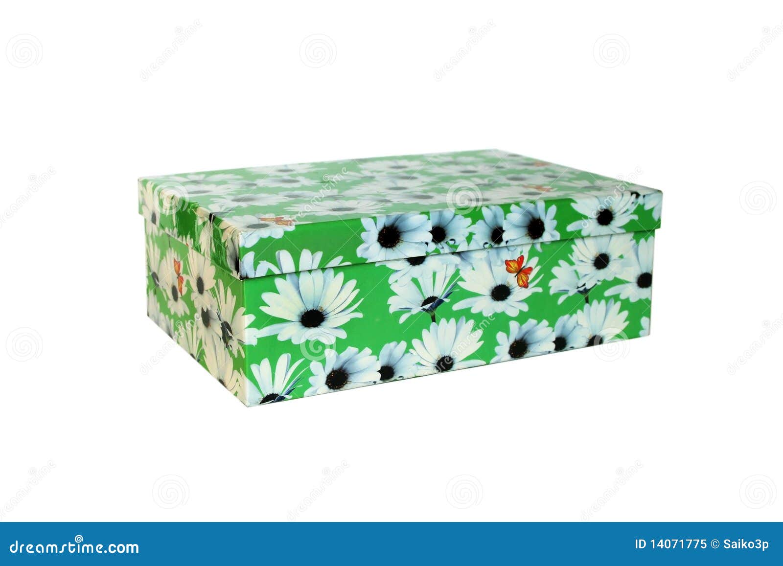 Nice green box isolated stock image. Image of paperboard - 14071775