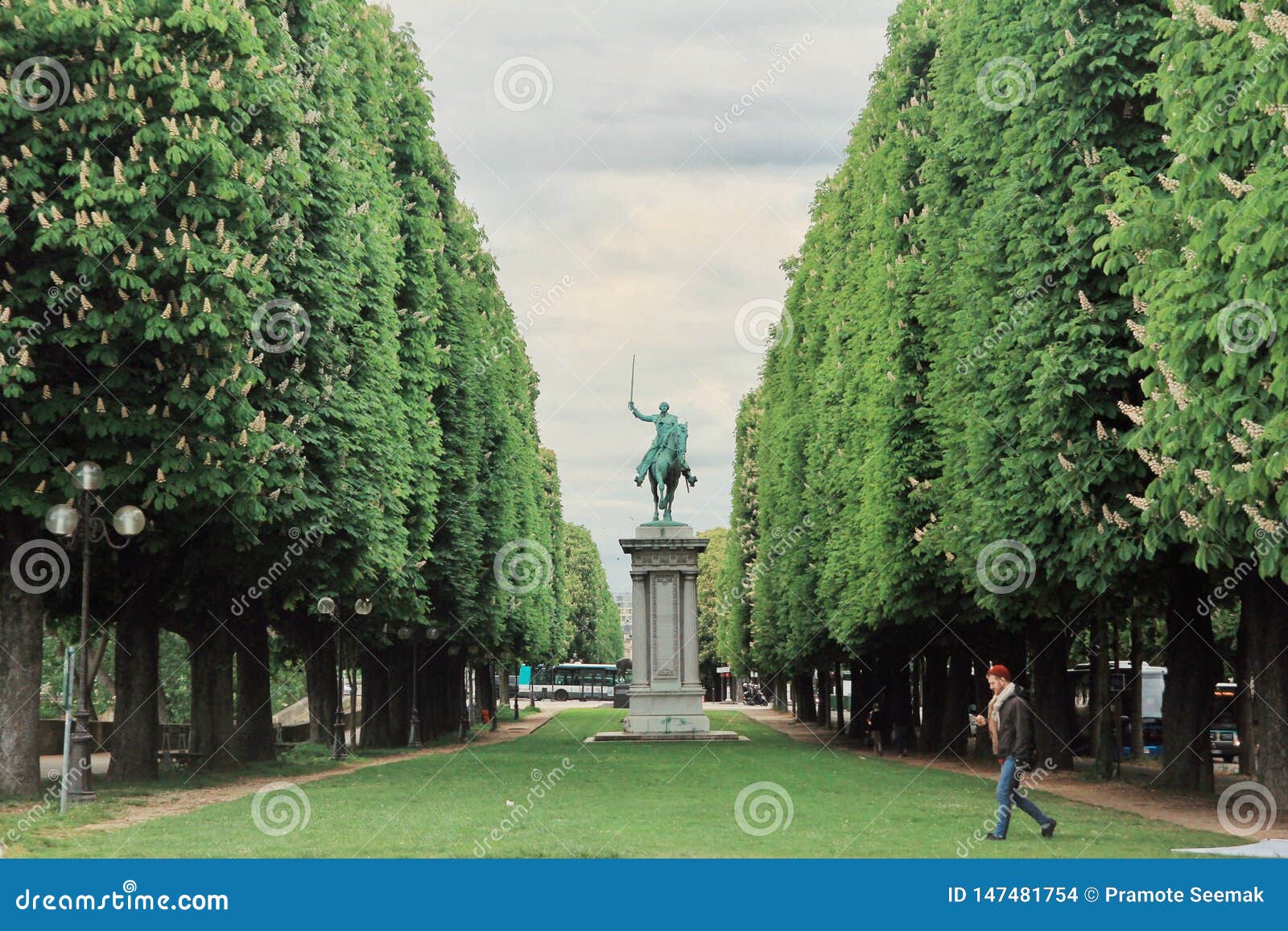 Nice Green Space in Paris, France Editorial Stock Image - Image of ...
