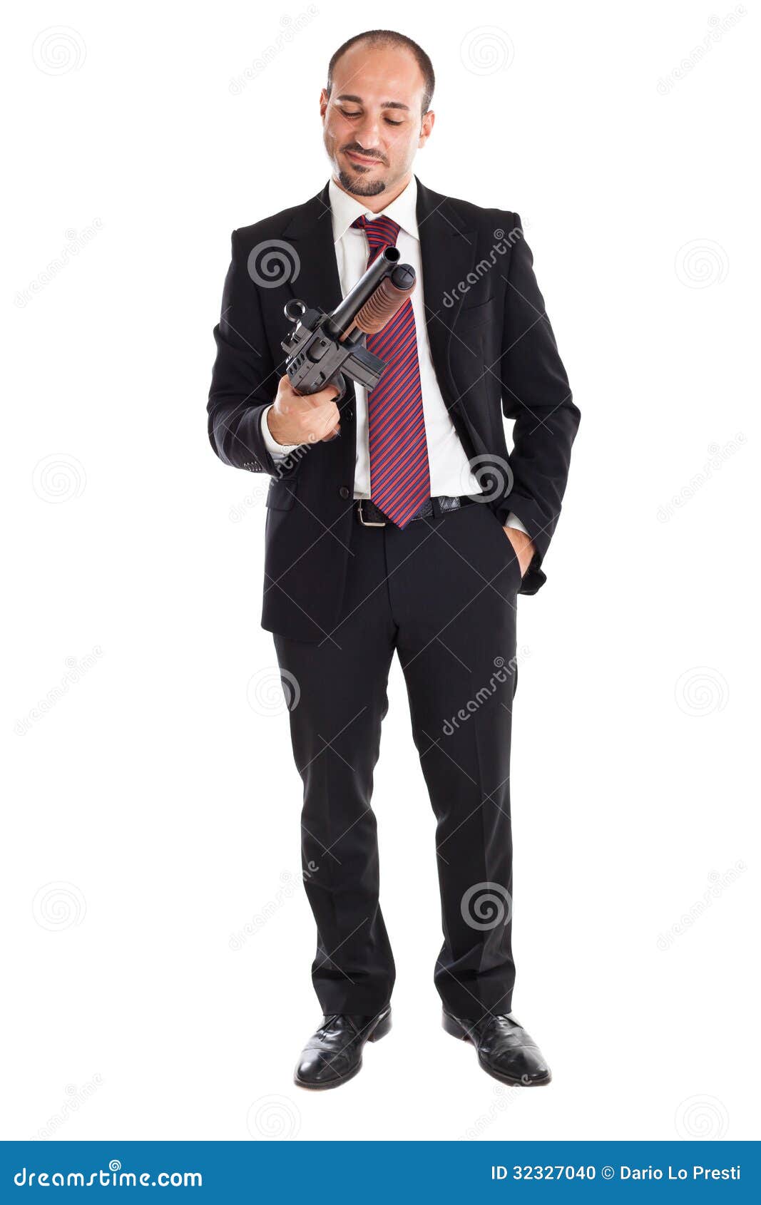 Nice gun stock photo. Image of office, gripping, gangster - 32327040