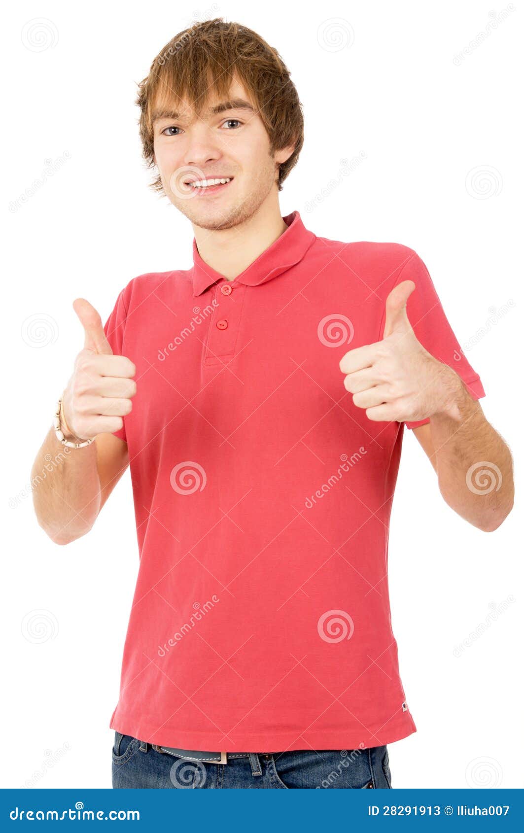 A Nice Guy A Gesture Of The Hands Showed Good Royalty-Free Stock ...