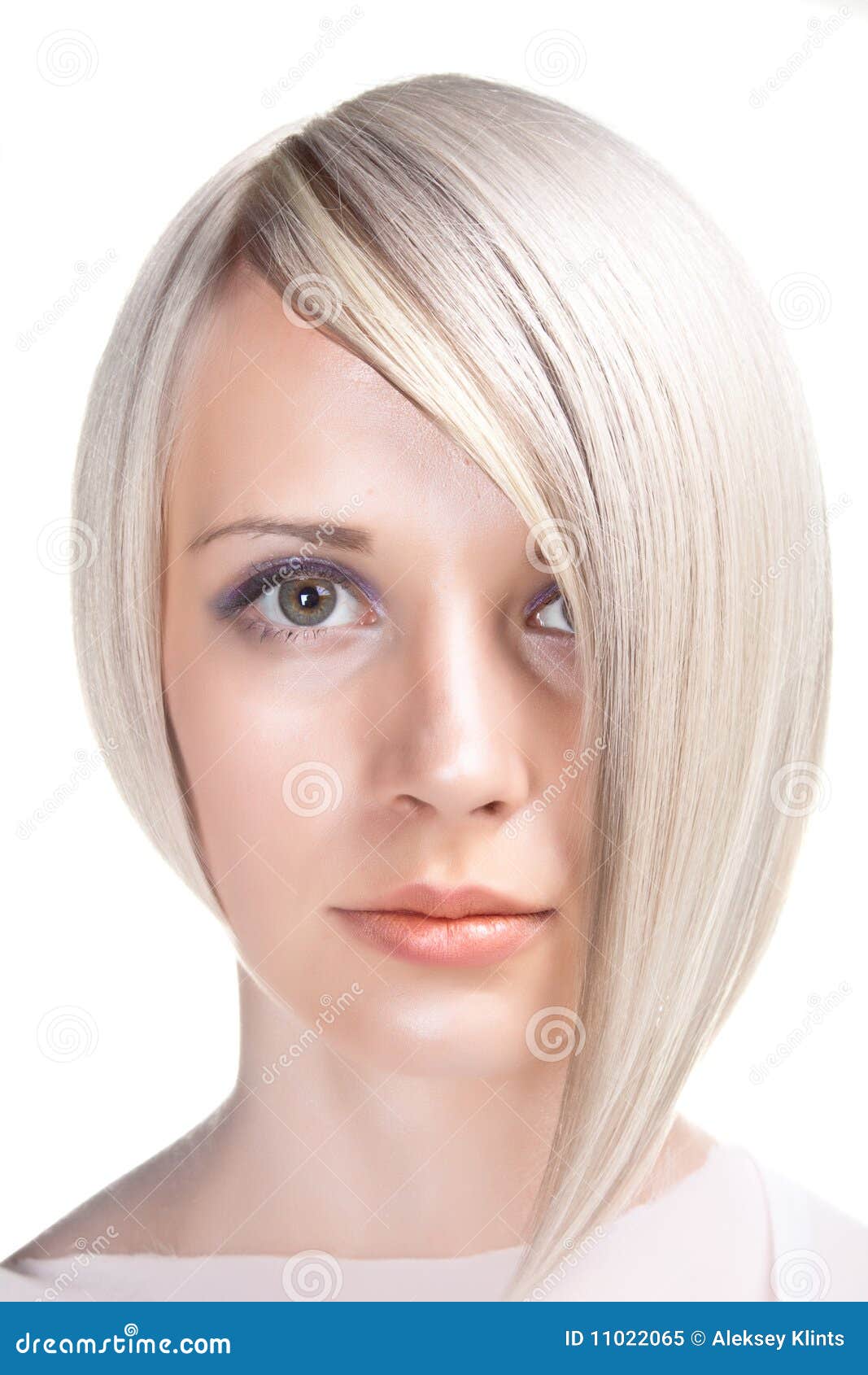Nice haircut stock image. Image of makeup, lady, creative - 11022065