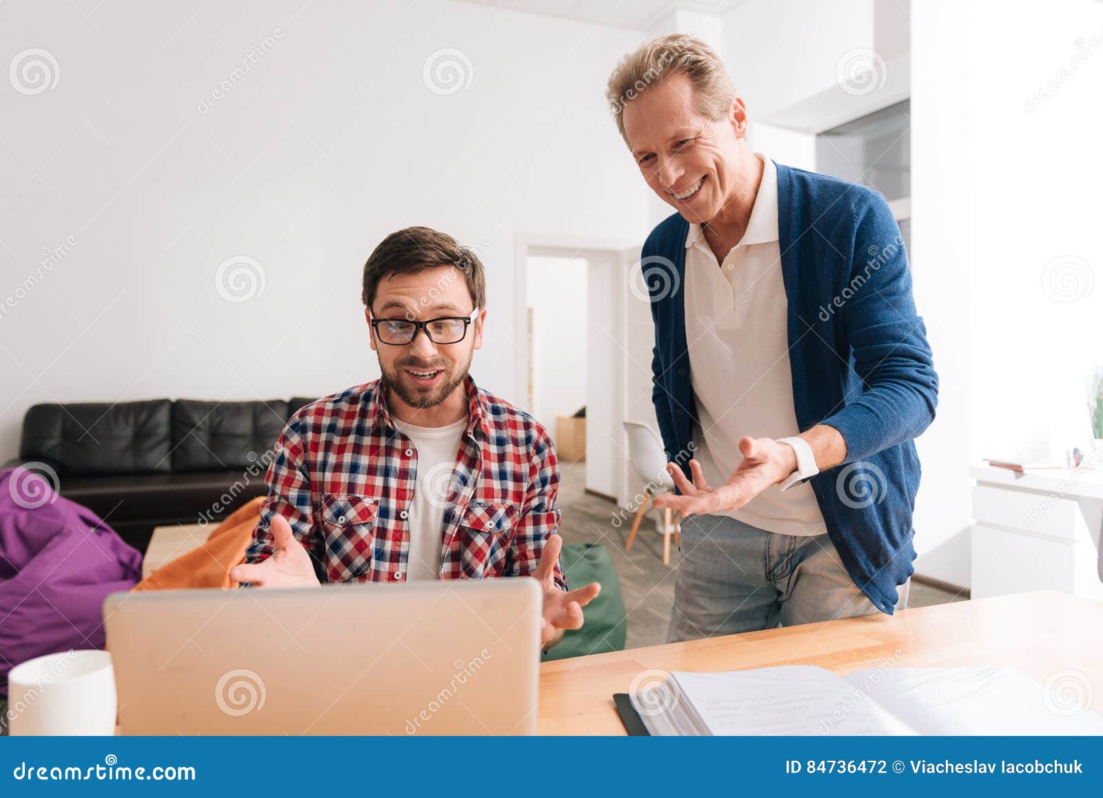 Nice Handsome Man Having Problems with His Work Stock Photo - Image of ...
