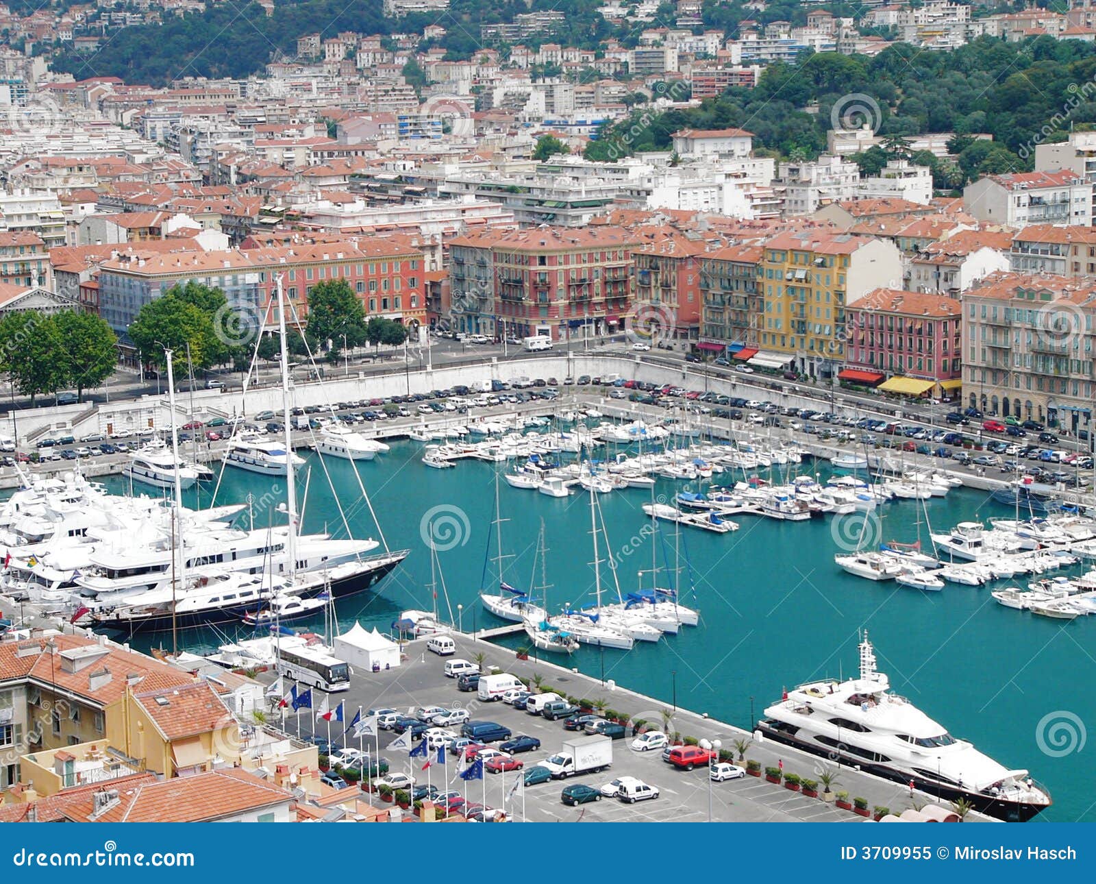 Nice - harbour stock image. Image of seaside, yacht, view - 3709955