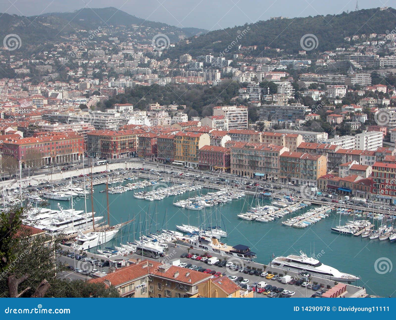 Nice harbour, France stock photo. Image of boats, azur - 14290978