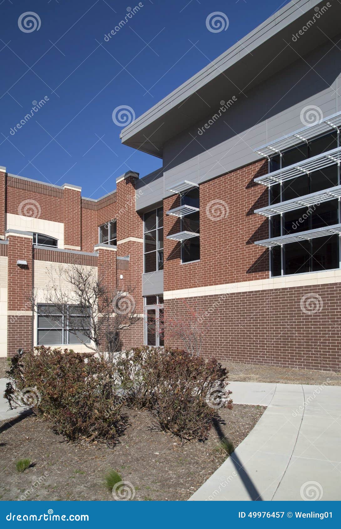 Nice High School Background Stock Image - Image of schoolyard ...