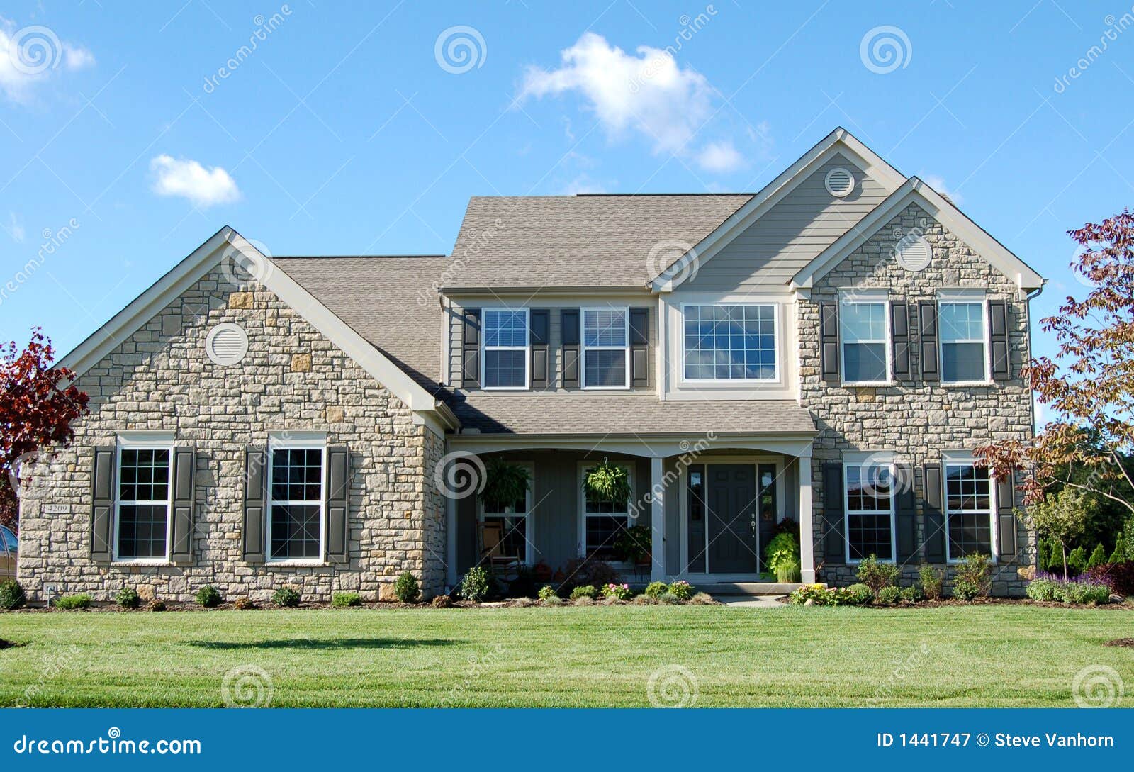 Nice home stock image. Image of gent, real, realtor, mansion - 1441747