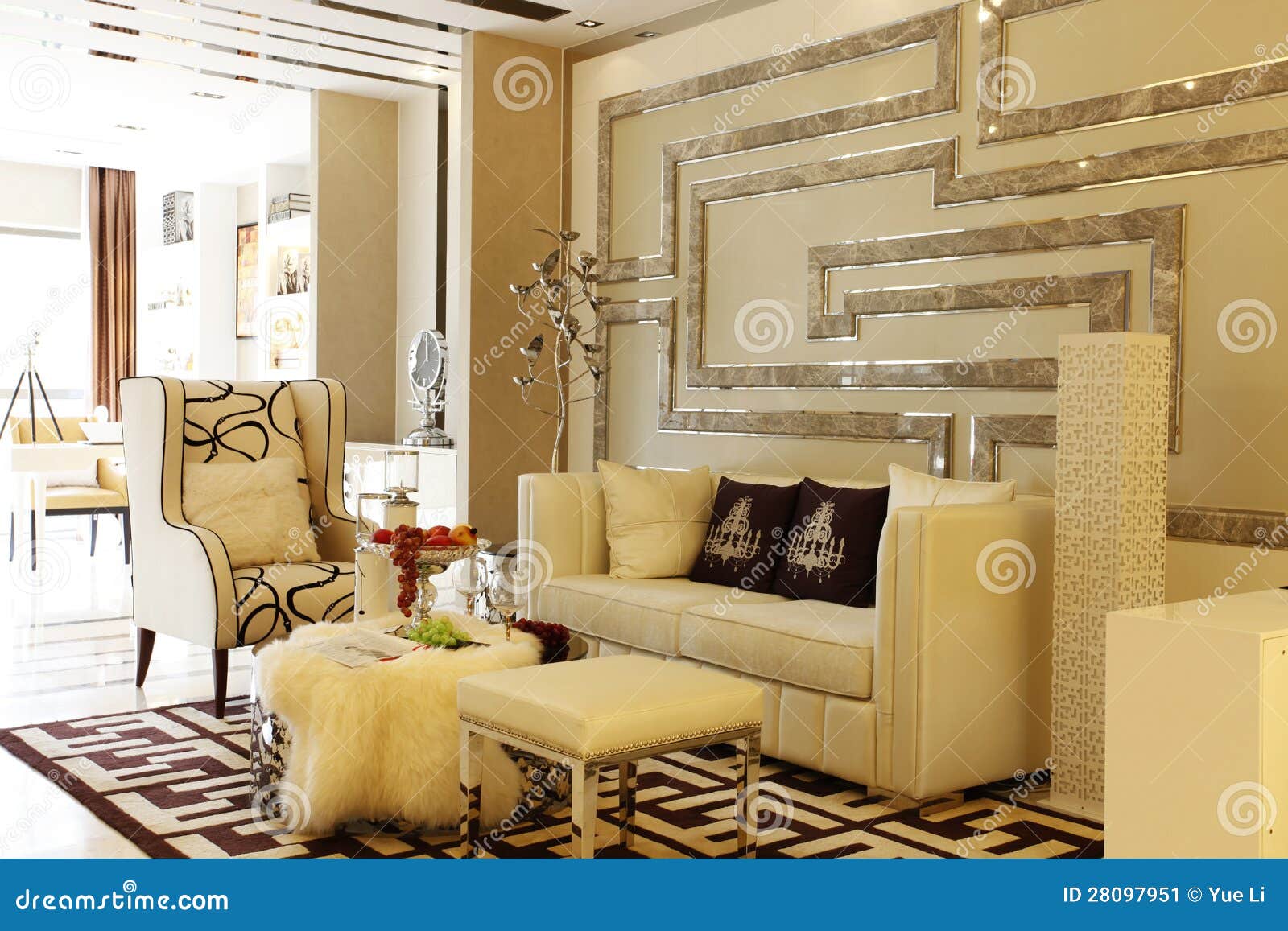 Nice home stock image. Image of border, flowers, golden - 28097951