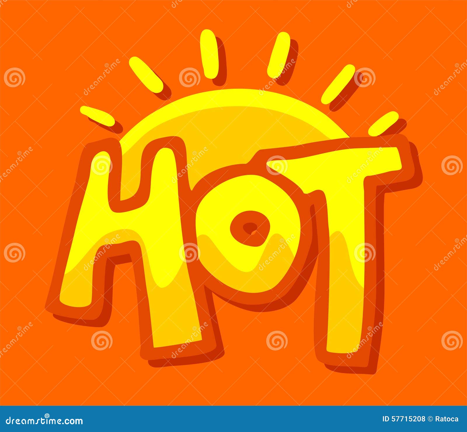 Nice hot symbol stock vector. Illustration of summer - 57715208