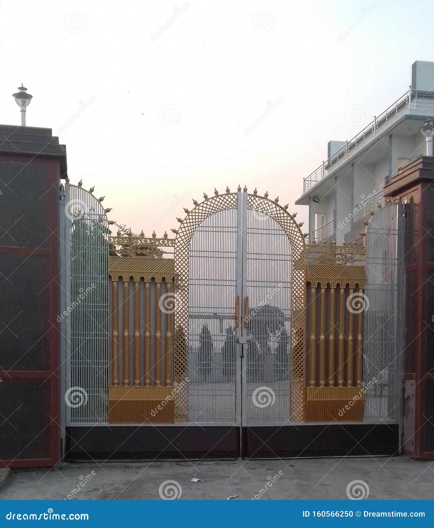 Nice house gate stock photo. Image of gate, beautiful - 160566250