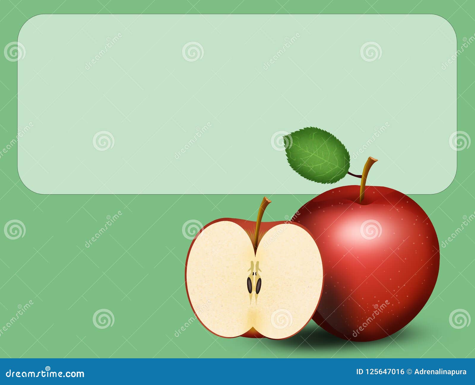 Illustration of Apple Label Stock Illustration - Illustration of ...