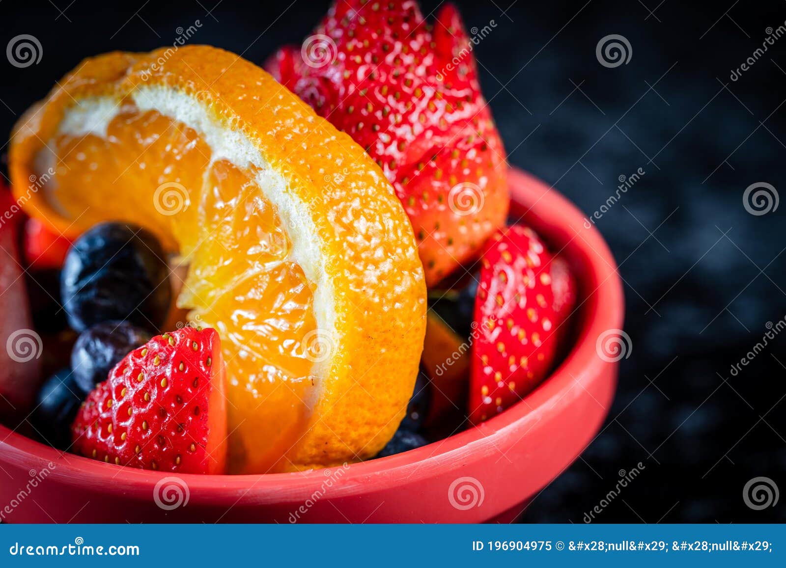 Image of a Small Bowl of Fruit. Stock Image - Image of garlic, nice ...