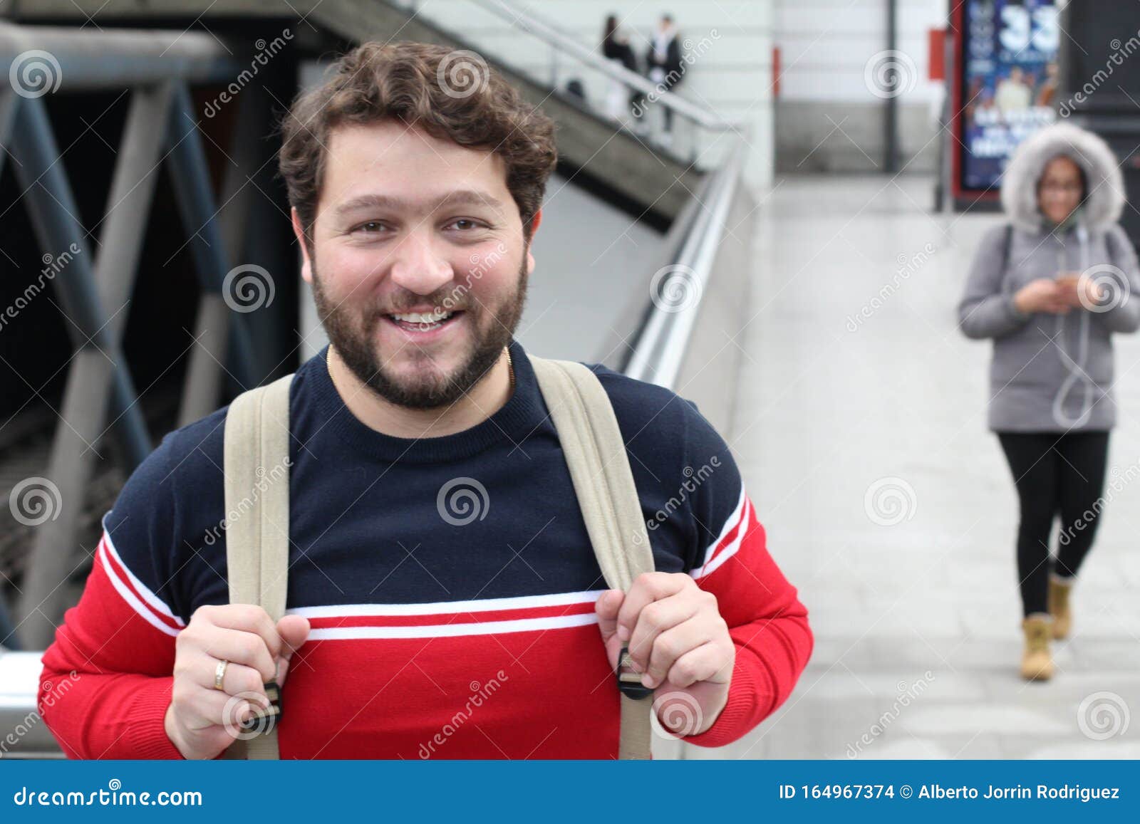 Nice Large Build Man Smiling Stock Photo - Image of business, happy ...