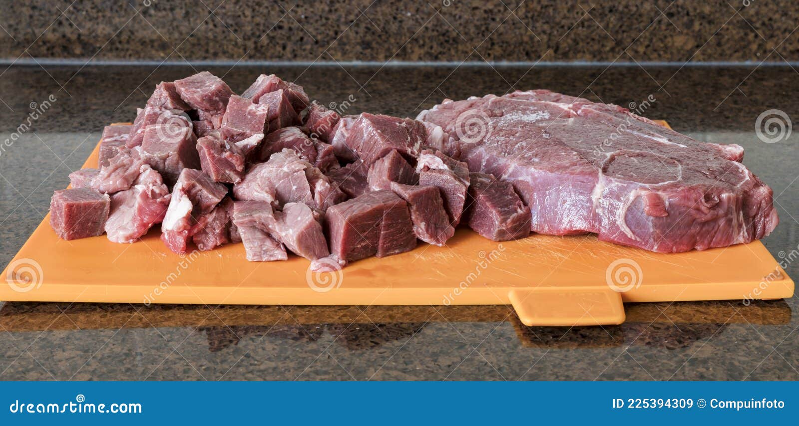 A nice lean piece of beef stock image. Image of piece - 225394309
