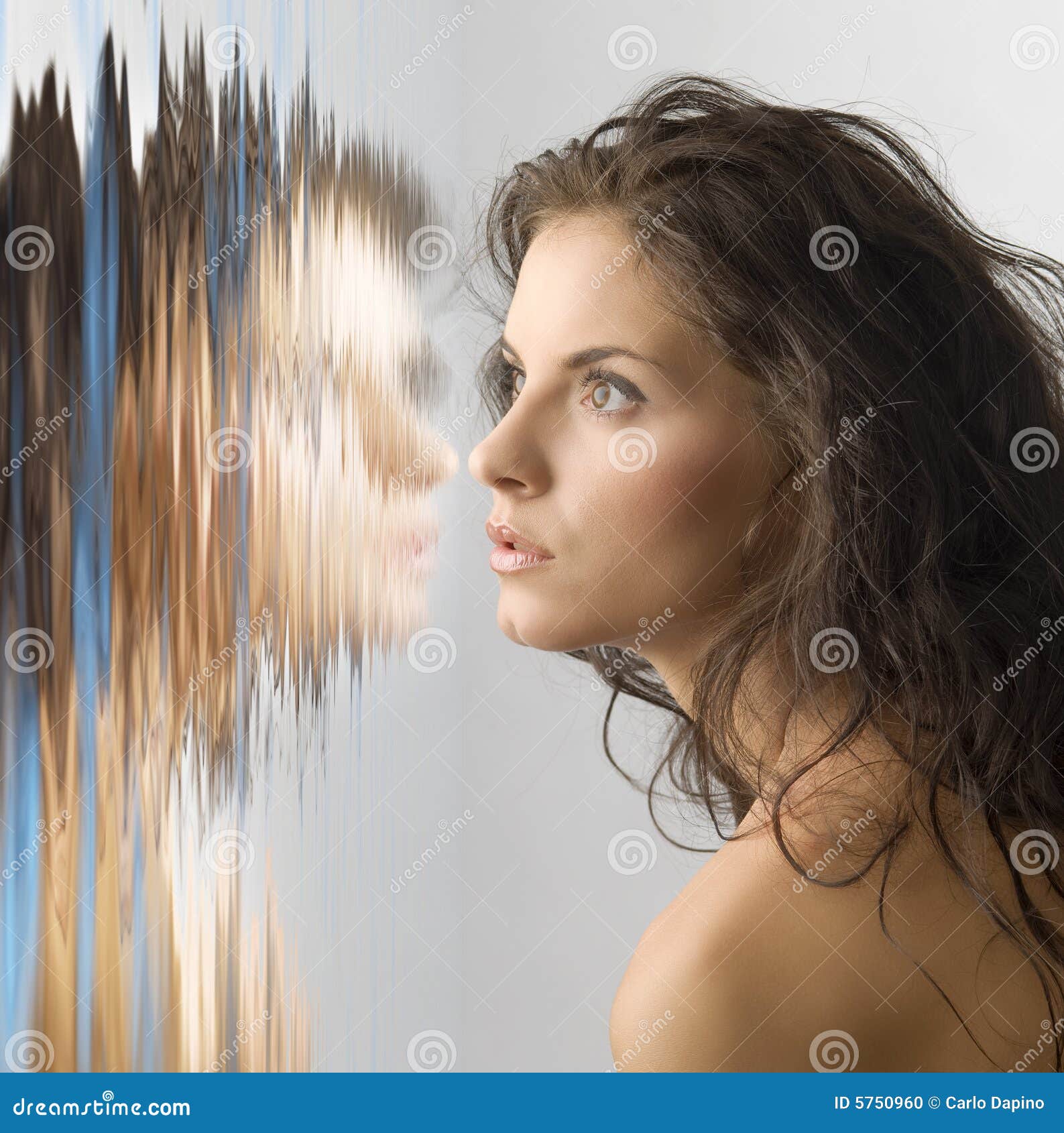 Nice left side stock photo. Image of face, beautiful, luxury - 5750960