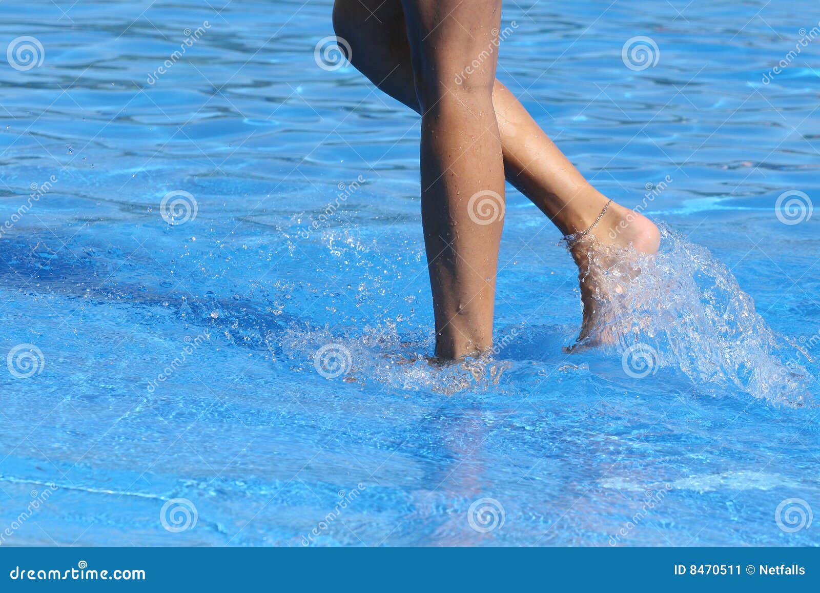 Nice legs in water stock image. Image of fresh, ocean - 8470511