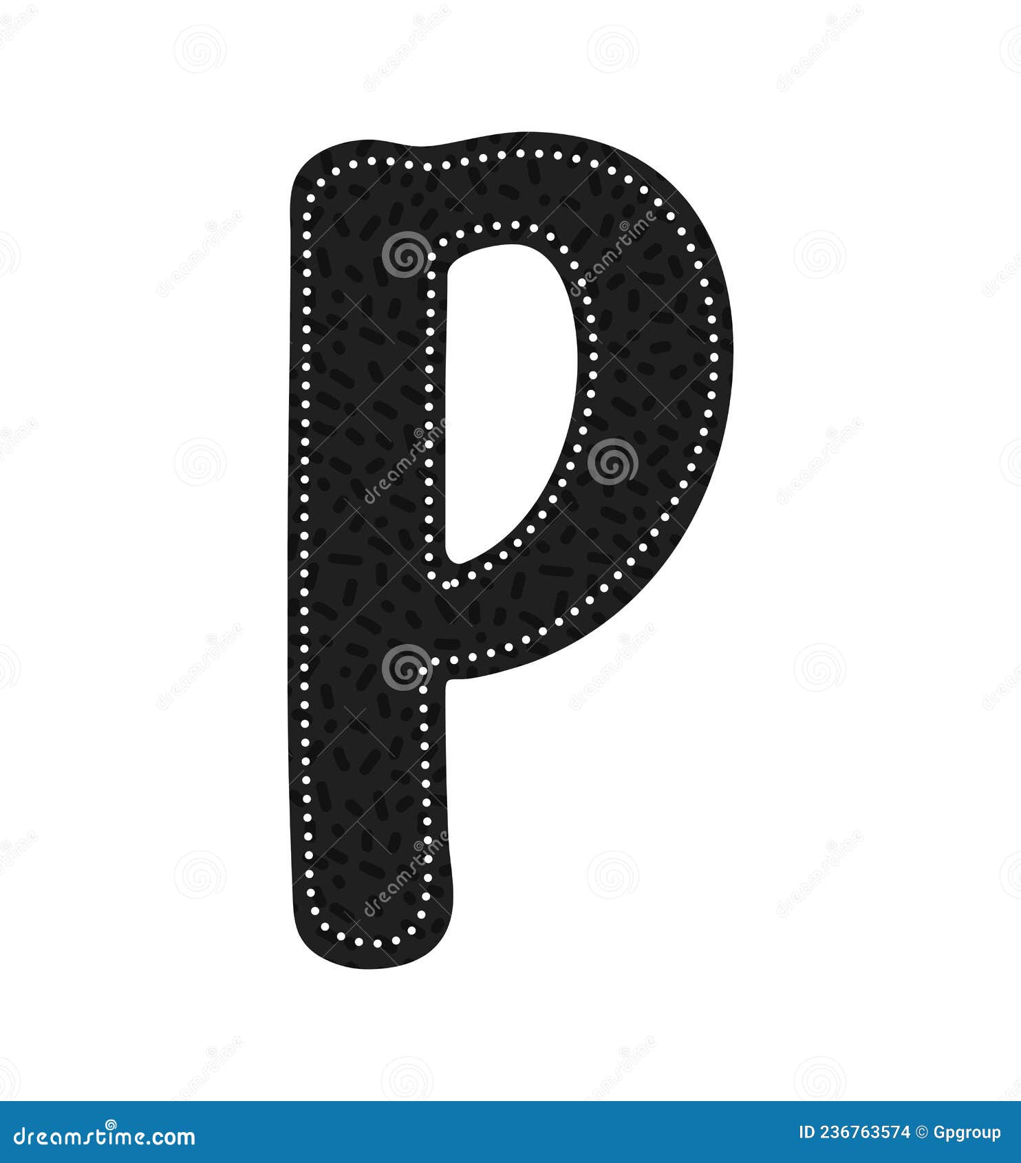 Nice letter P icon stock vector. Illustration of typography - 236763574