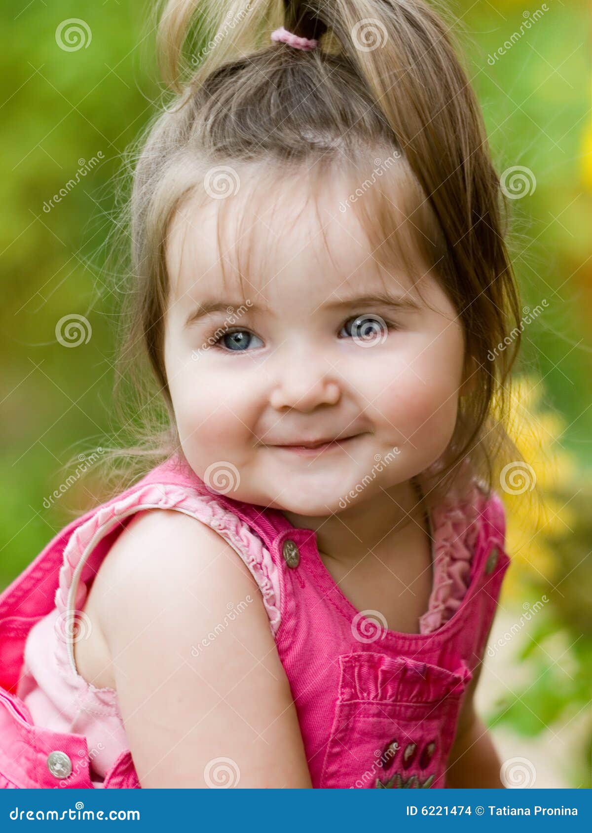 Nice little girl smiling stock photo. Image of child, face - 6221474