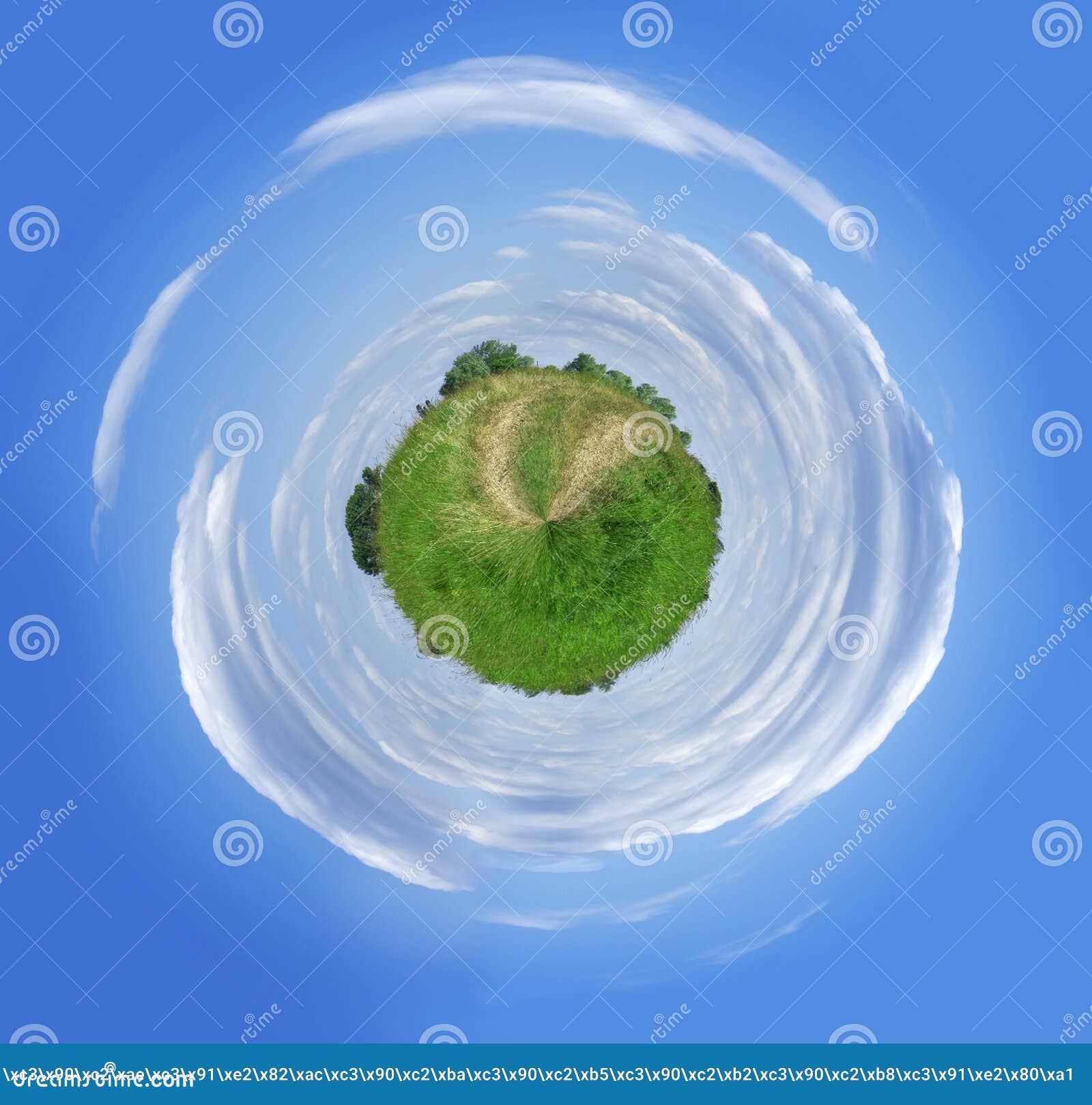 Nice little green planet stock image. Image of field - 12174987