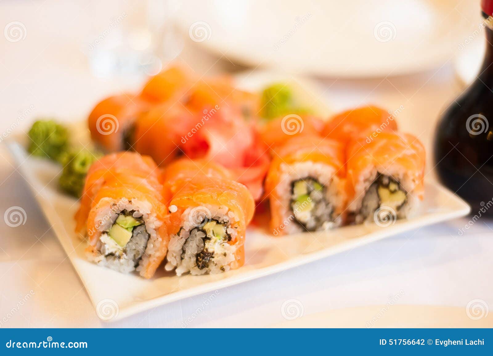 Nice Looking and Tasty Food Sushi Stock Photo - Image of food, gourmet ...