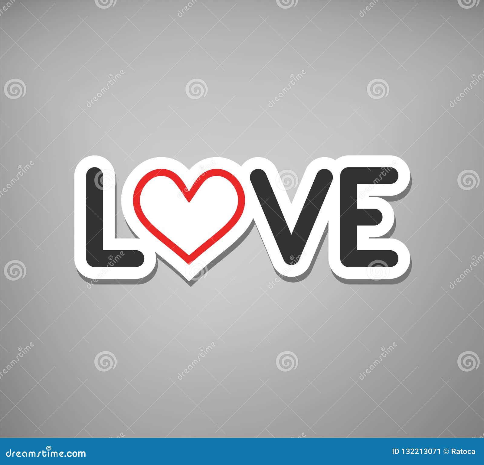 Nice love symbol stock vector. Illustration of vector - 132213071