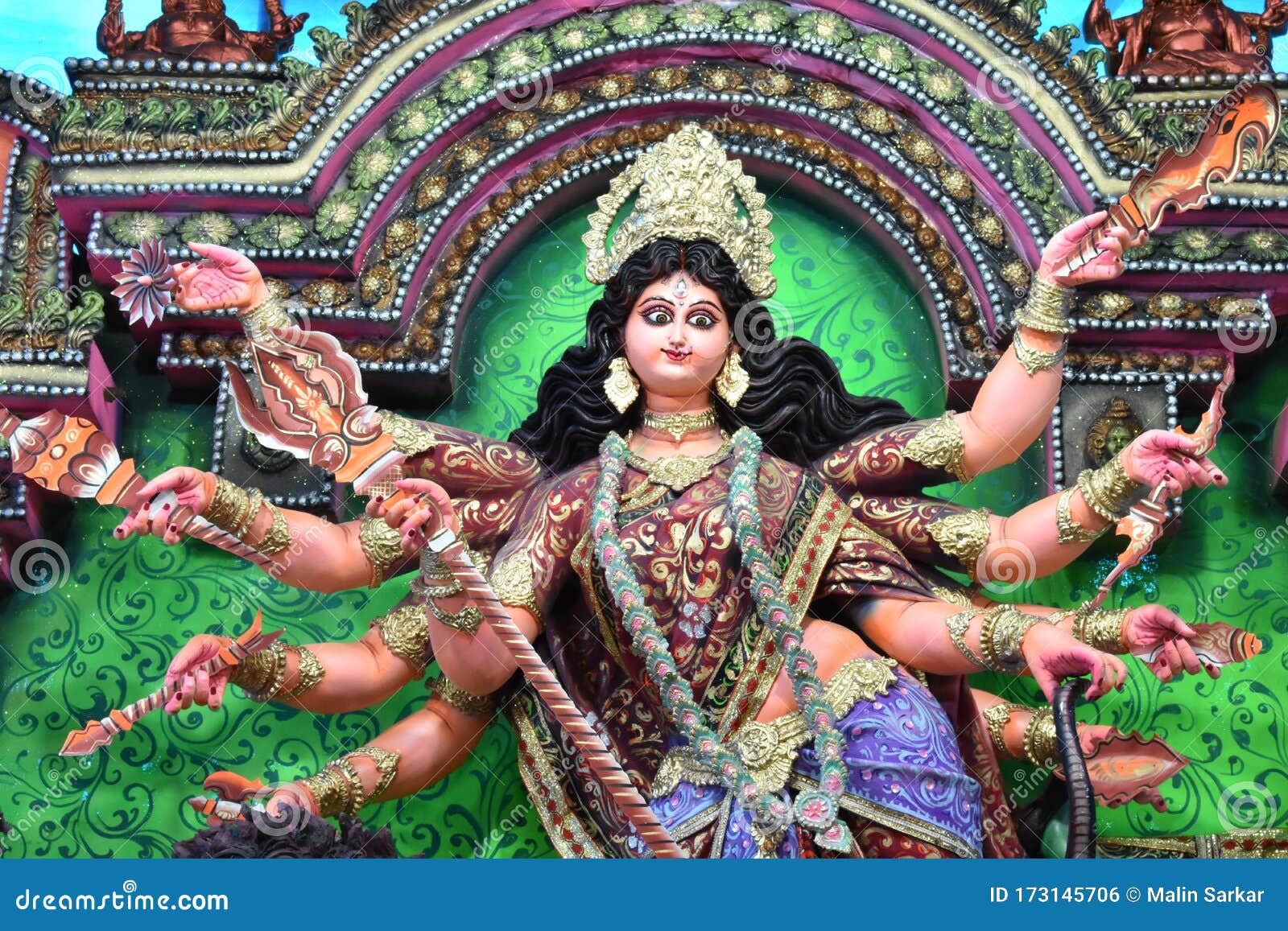 Nice Maa Durga Model 1 Collection Stock Photo - Image of durga, model ...