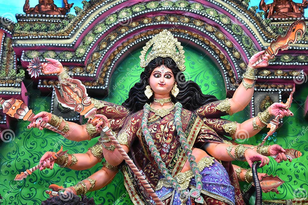 Nice Maa Durga Model 1 Collection Stock Photo - Image of durga, model ...