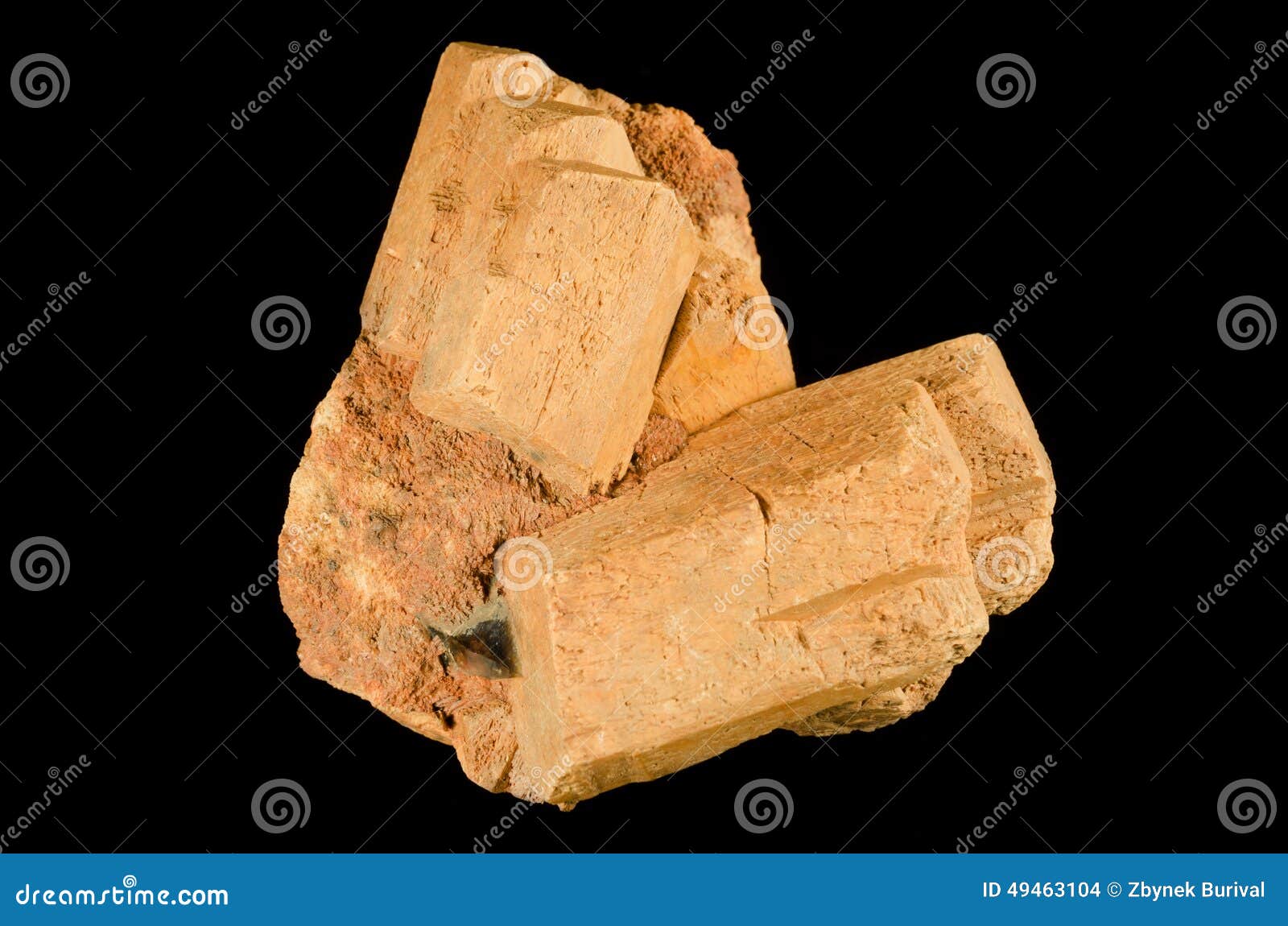 Nice Microcline Feldspar Crystal Stock Photo - Image of pegmatite ...