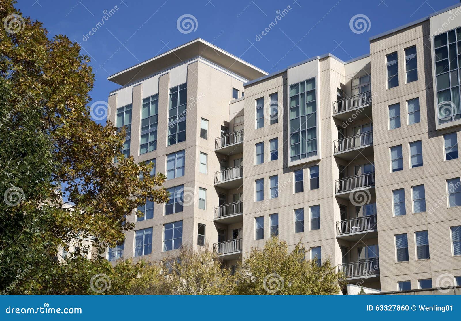 Nice modern apartment stock photo. Image of buildings - 63327860