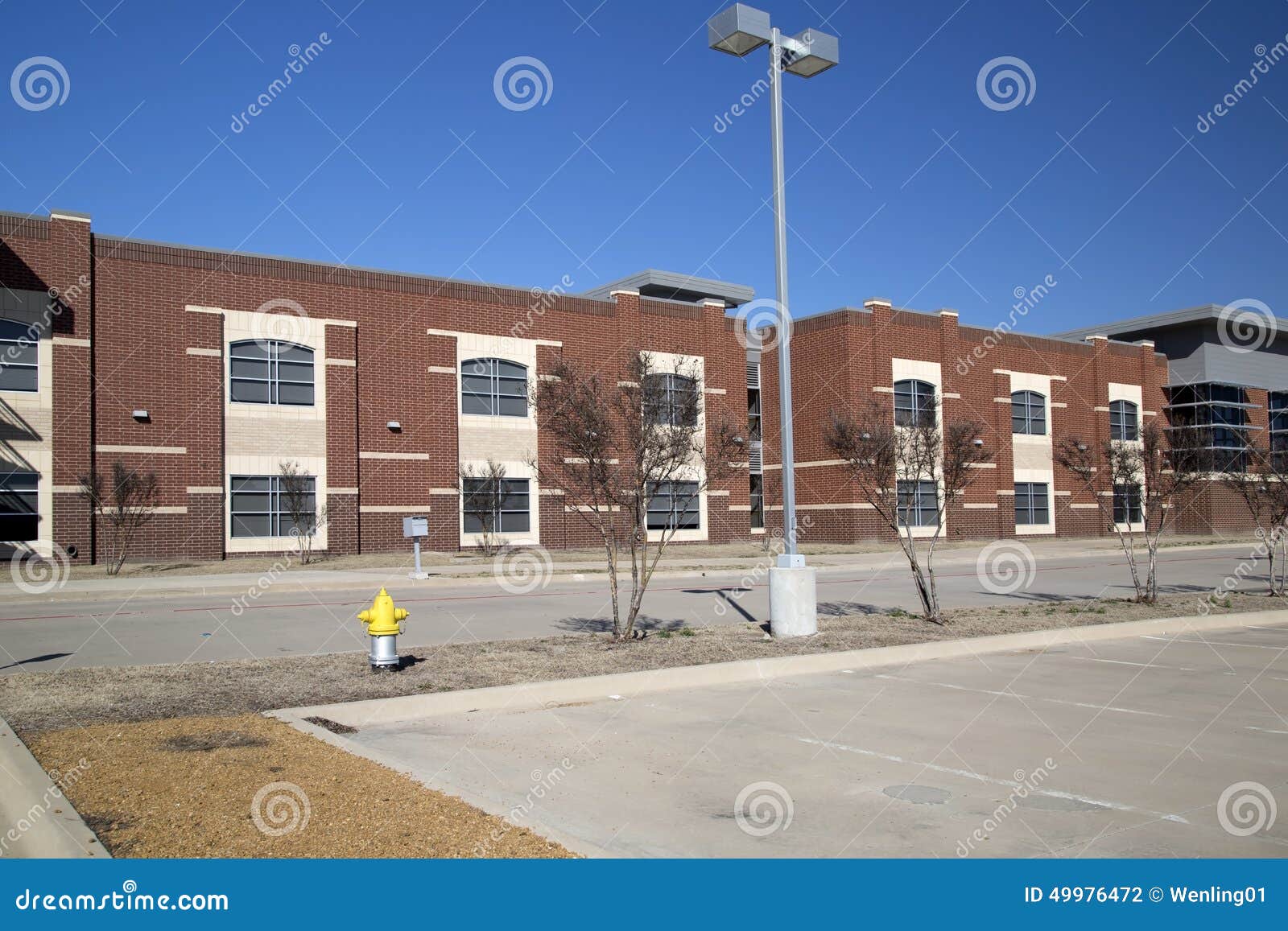 Nice Modern High School Building Stock Photo - Image of learn, campus ...