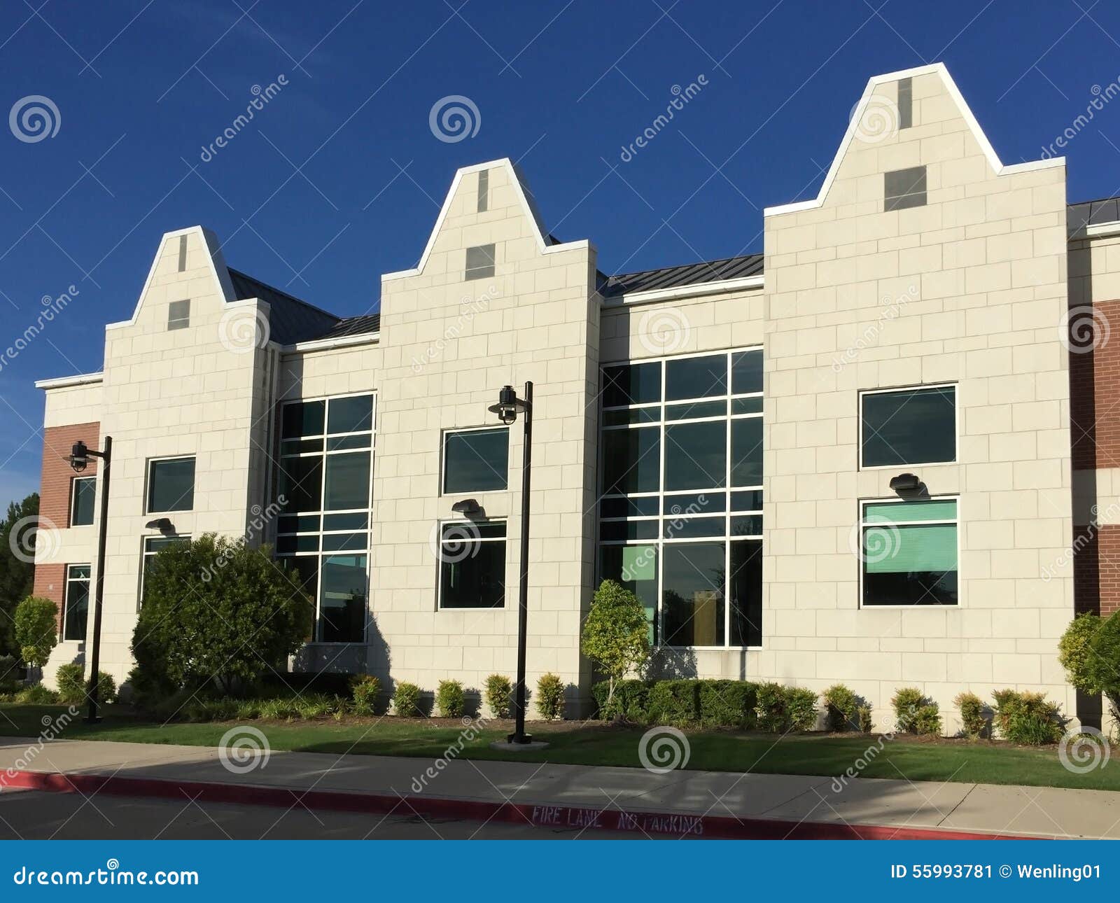 Nice modern high school stock image. Image of classroom - 55993781