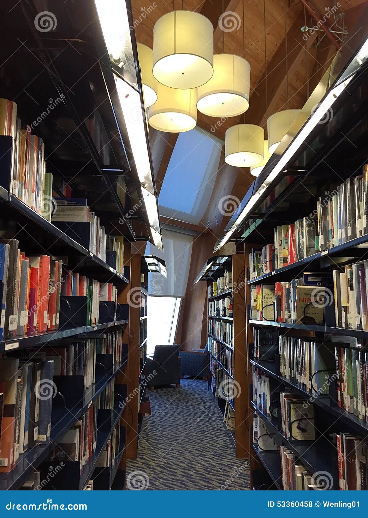 Nice modern library editorial stock photo. Image of learn - 53360458