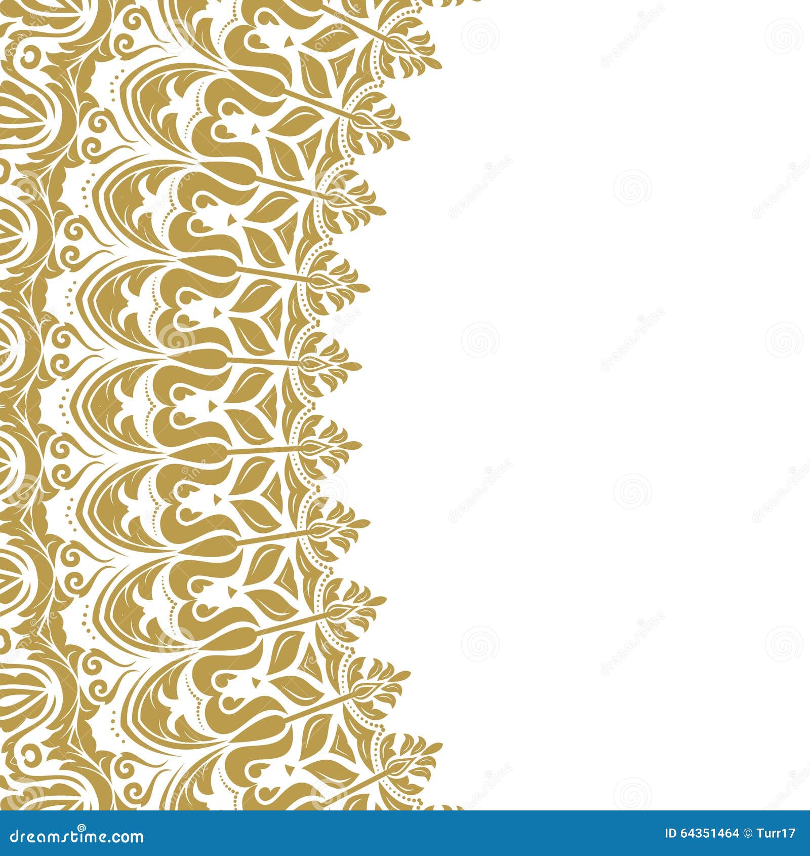 Nice Modern Vector Golden Pattern Stock Vector - Illustration of ...