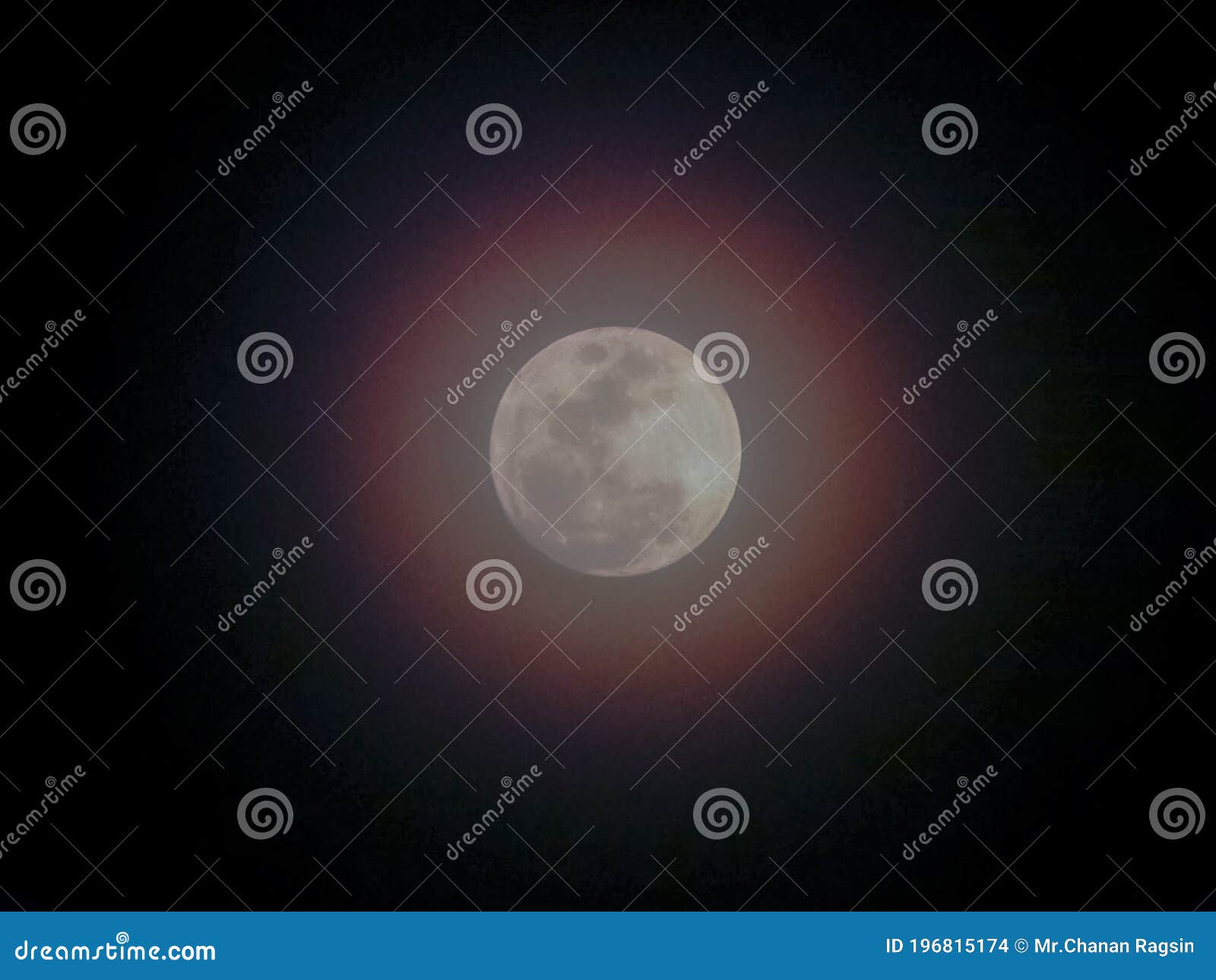 The nice moon in the night stock photo. Image of nice - 196815174