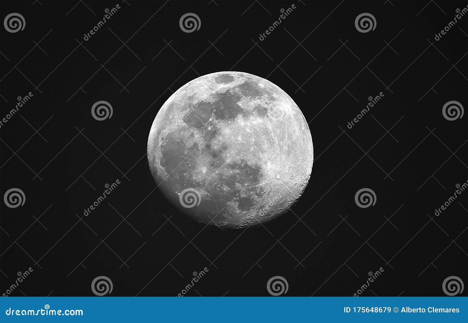A nice moon at night stock image. Image of science, solar - 175648679